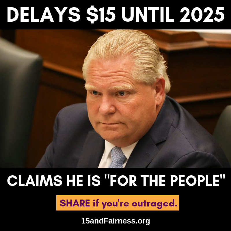 Bill 47 passes, Ford shows he is NOT for the people
